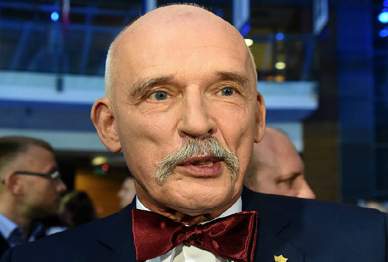 Janusz Korwin-Mikke znów szokuje – tym razem zaszydził z papieża Franciszka!