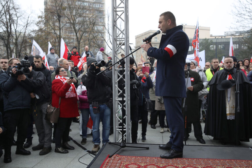 Robert Bąkiewicz, Ruch Obrony Granic i przemyt migrantów do Niemiec ...